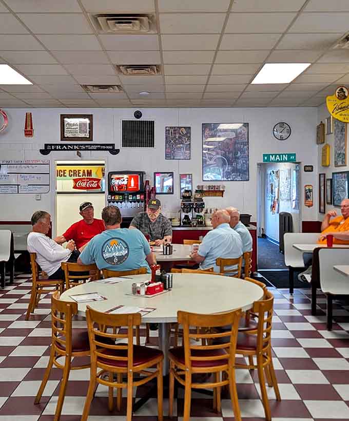 The morning regulars have been solving the world's problems at these tables for decades, coffee cups in hand and friendship on the menu.