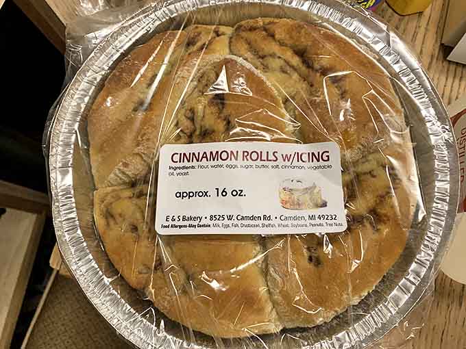 Cinnamon rolls where the spice is the star, not just a supporting player. The icing knows its place – enhancing rather than overwhelming.