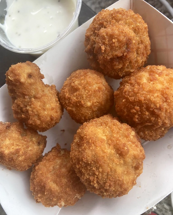 Mushroom magic: Crispy-coated fried mushrooms that convert even the most dedicated vegetable skeptics into true believers with one bite.