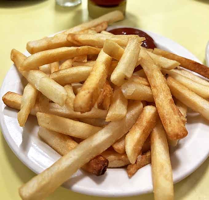 These aren't just fries &ndash; they're golden potato perfection with the ideal crisp-to-fluffy ratio that puts frozen imposters to shame.
