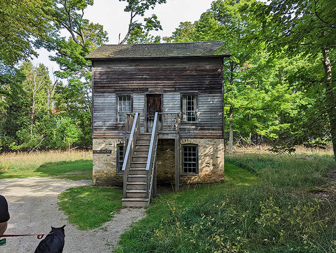 This humble structure once housed workers who fueled America's industrial revolution with sweat and determination.