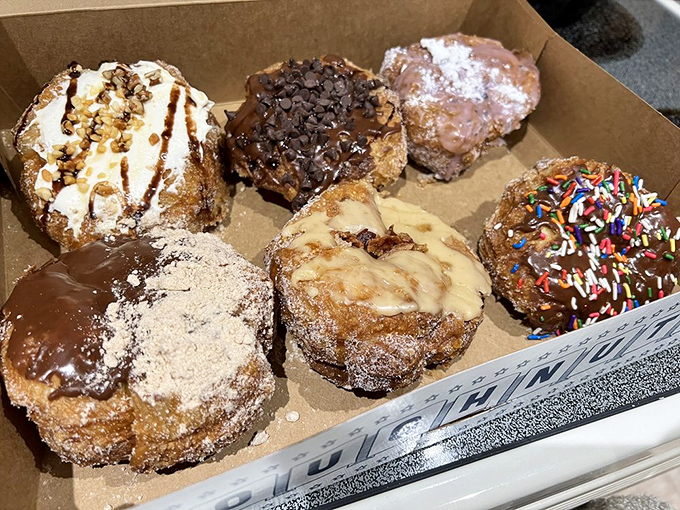 A half-dozen box of joy &ndash; the kind of variety pack that makes you feel both greedy and generous at the same time.