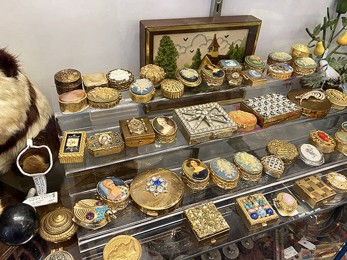 These aren't just jewelry boxes – they're miniature treasure chests holding tiny works of art, each with decades of stories inside.