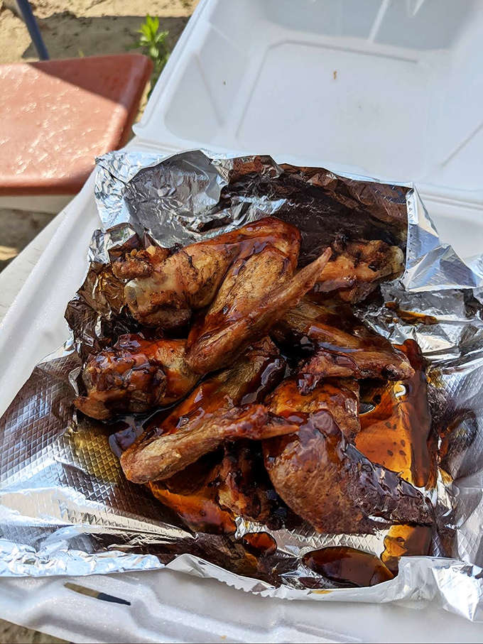 Wings that spent quality time in the smoker, emerging with flavors that regular fried wings can only dream about.