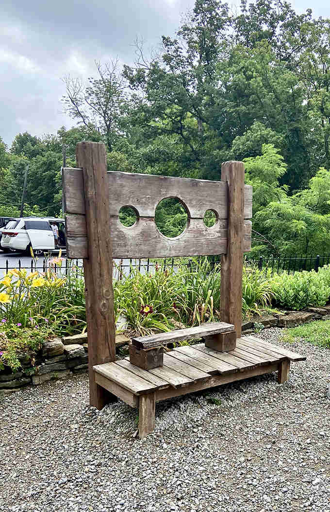 Not just a pretty face &ndash; this medieval pillory reminds visitors that castle life had its harsher aspects too.