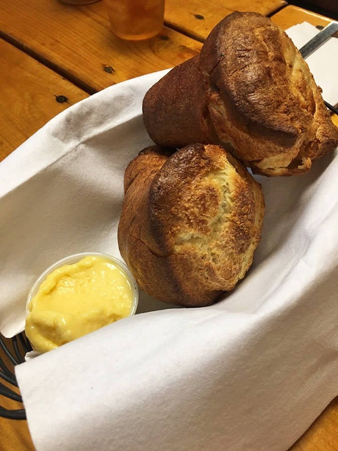 These golden popovers rise to the occasion, creating perfect hollow pockets just waiting to be filled with melting butter.