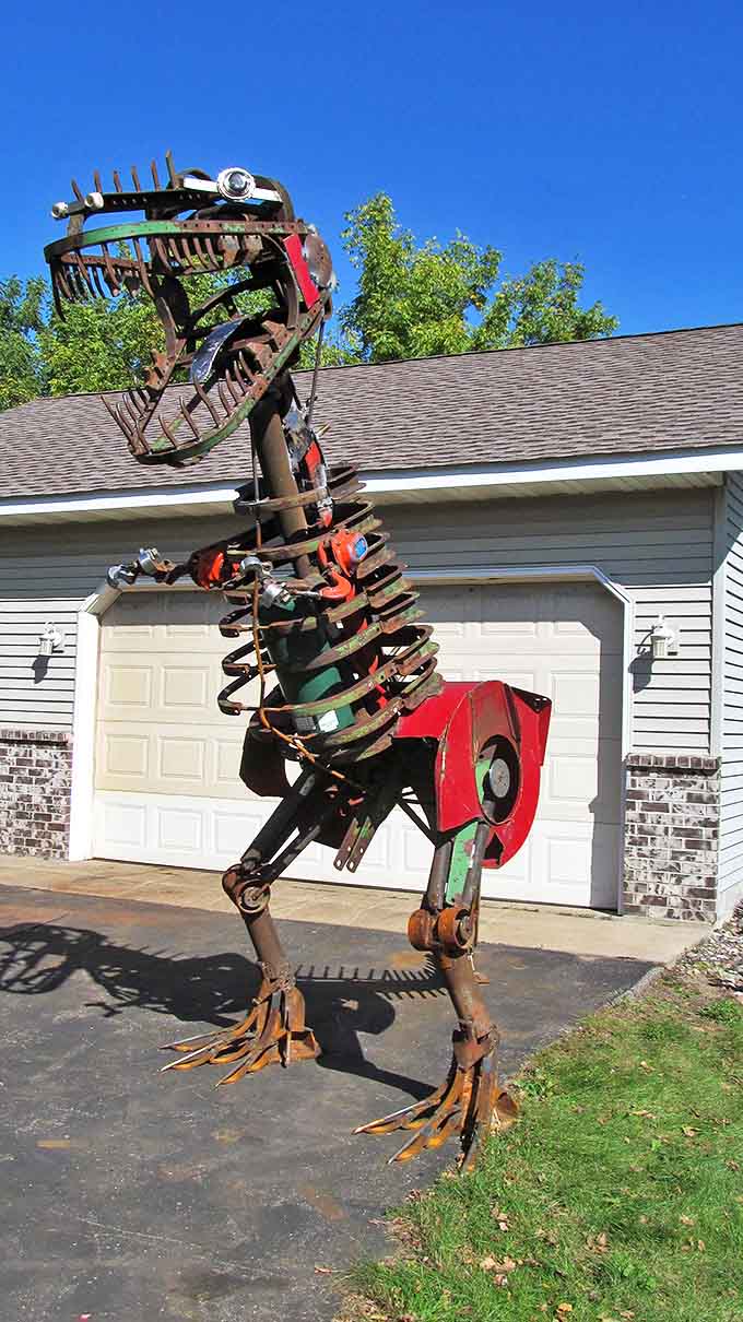 Dinosaurs never really went extinct &ndash; they just evolved into scrap metal masterpieces with surprising grace and prehistoric presence.