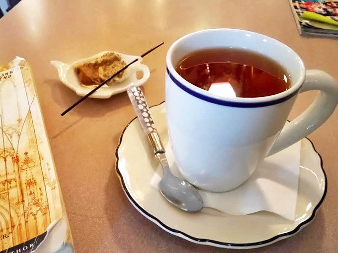 Even tea gets the Beatles treatment here, served properly in cups with saucers that would make any British grandmother nod with approval.