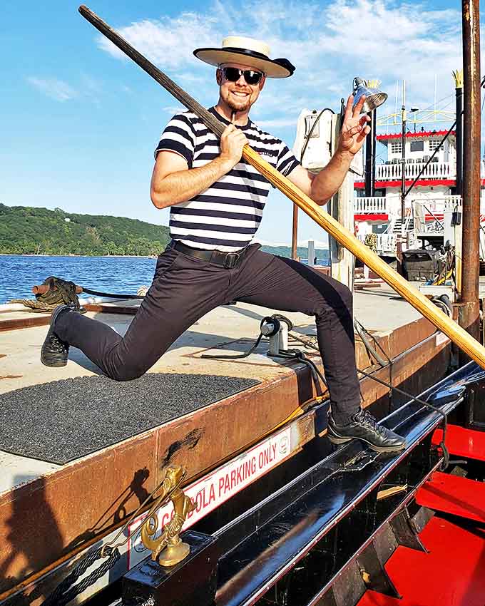 The gondolier&mdash;part navigator, part performer&mdash;channels centuries of Venetian tradition with every stroke of the oar.