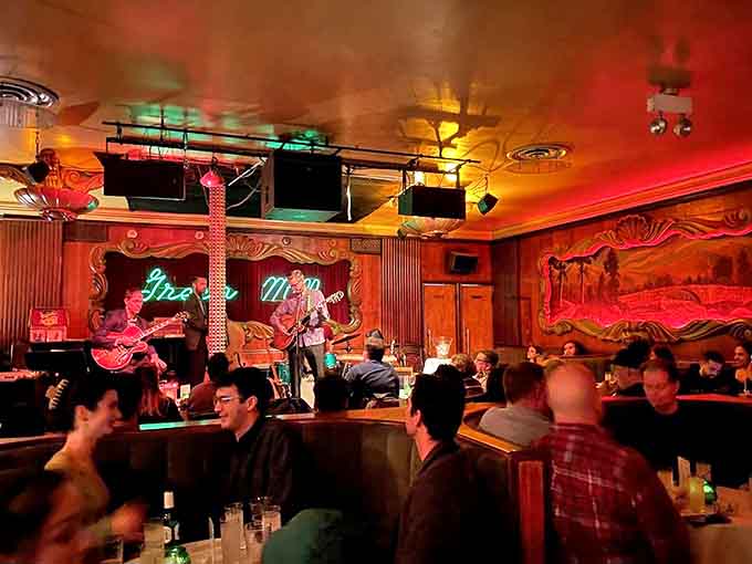 The crowd leans in collectively, strangers becoming temporary family united by the universal language of exceptional jazz.