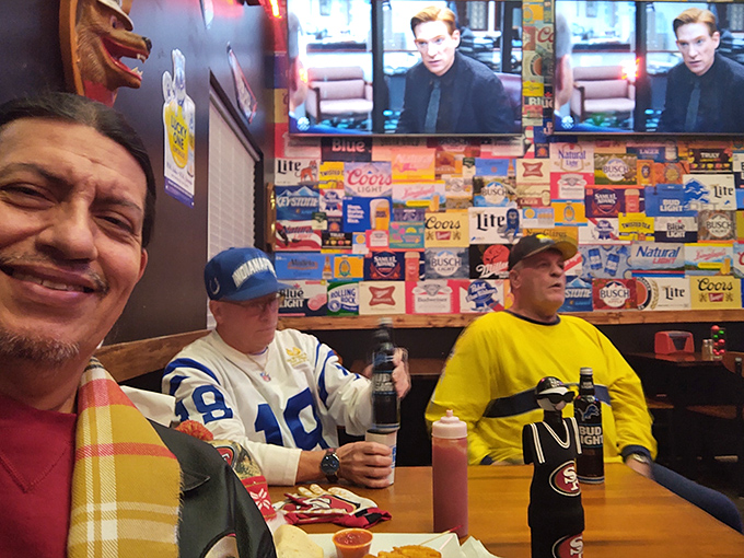 Sports fans find their happy place at Serious Dogs & Brews, where the game is always on and the beer is always cold.