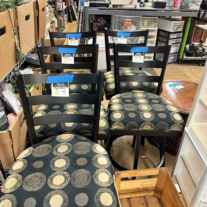 These dining chairs aren't just furniture &ndash; they're conversation pieces waiting to witness your next dinner party triumph or disaster.