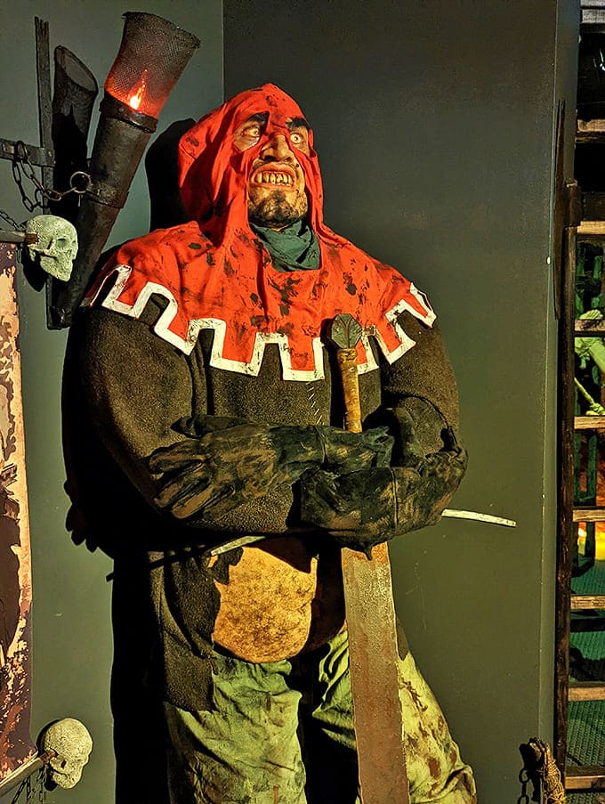 This executioner figure represents the individuals tasked with carrying out society's darkest judgments, a job nobody puts on their resume.