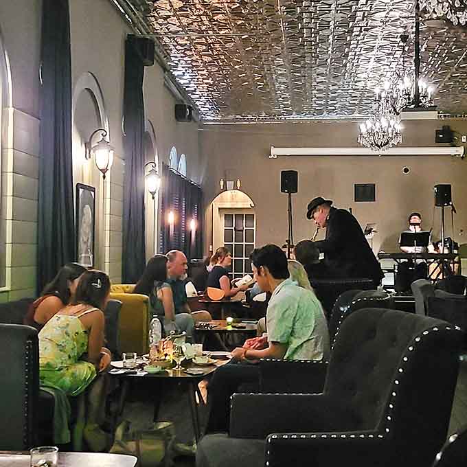 An evening of refined revelry &ndash; Patrons enjoy the sophisticated ambiance, dressed slightly better than they needed to be, because some places just inspire our best selves.