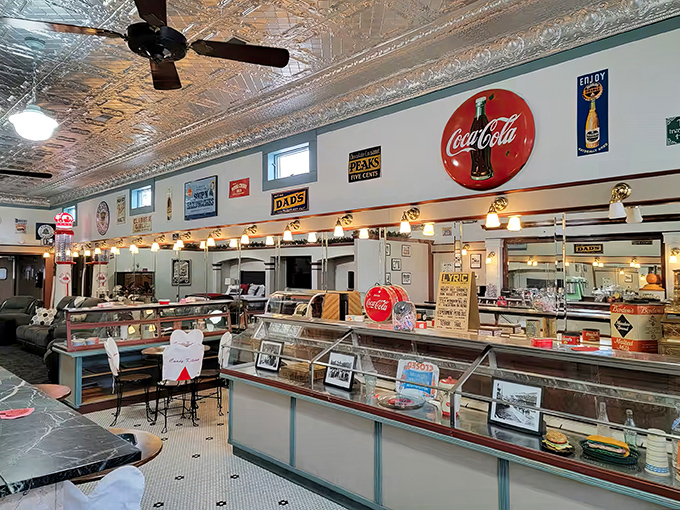 Every corner reveals thoughtful details that transport you back to simpler times, when conversation was the main entertainment on the menu.