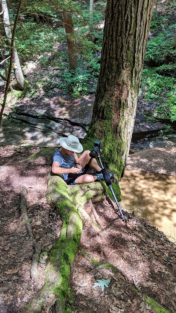 A moment of contemplation beside ancient waters &ndash; where better to pause and reconnect with the rhythms that existed long before smartphones?