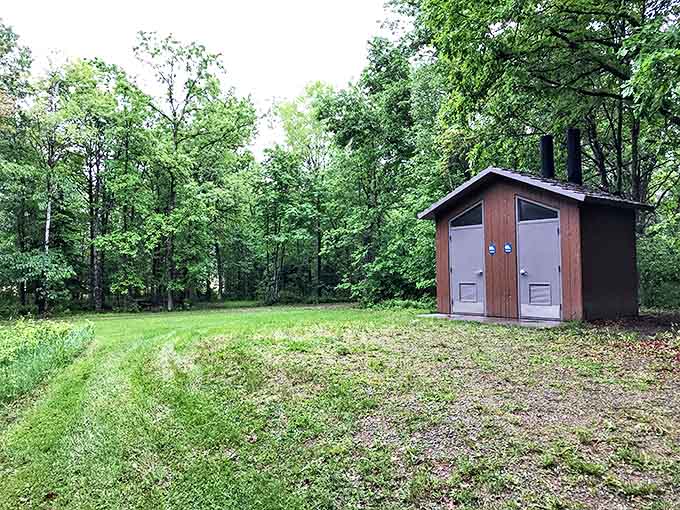 The least glamorous but most appreciated feature after two hours on the trail &ndash; civilization's gift to hydration-conscious hikers.