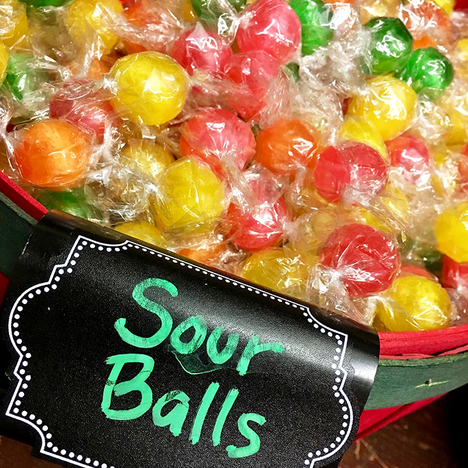 These vibrant Sour Balls aren't for the faint of heart – they're for those brave souls seeking the thrill of extreme tartness.