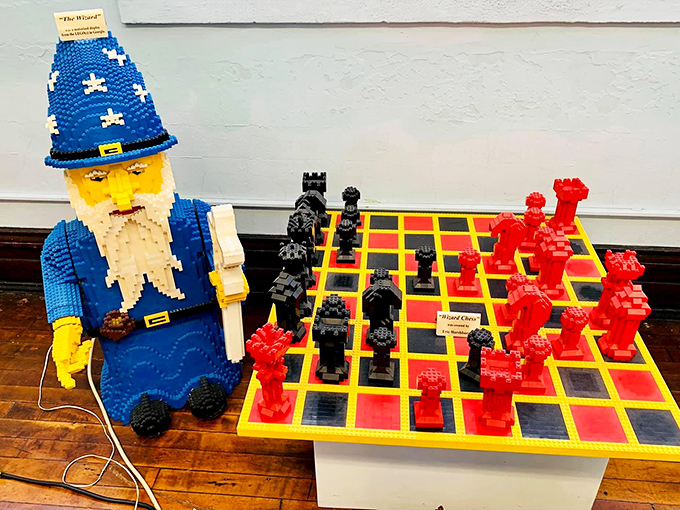 You're a LEGO, Harry! This wizard chess set brings magical strategy to life, minus the terrifying animated chess pieces.