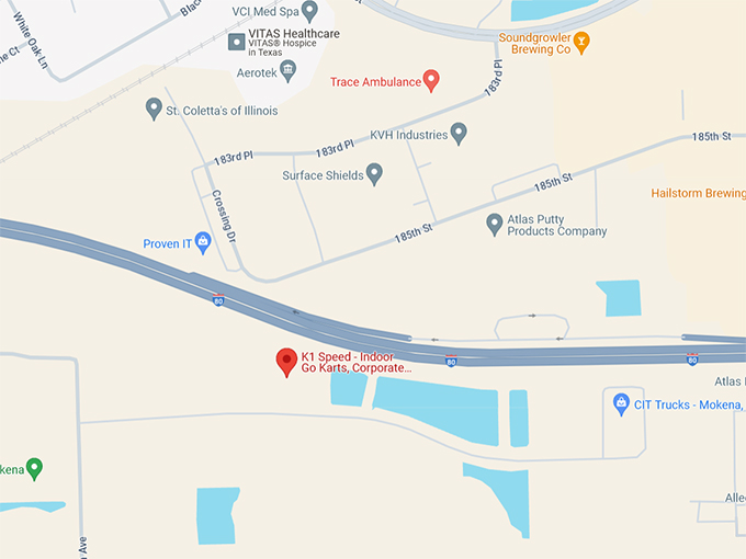 Accelerate Indoor Speedway Map