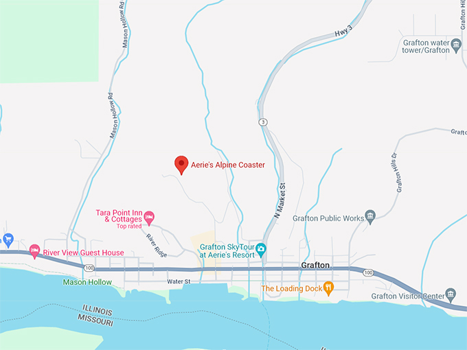 Aerie's Alpine Coaster 10 Map