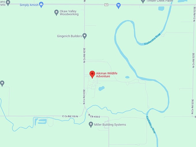 Aikman Wildlife Adventure Map