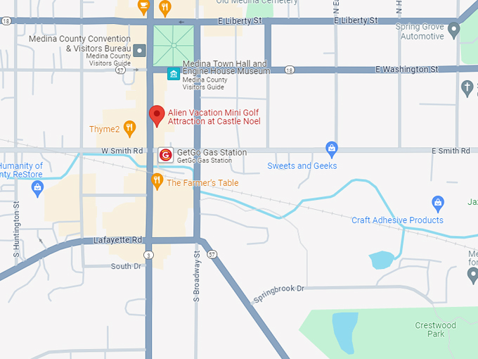 alien vacation mini golf 10 map