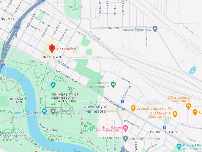 al's breakfast 10 map