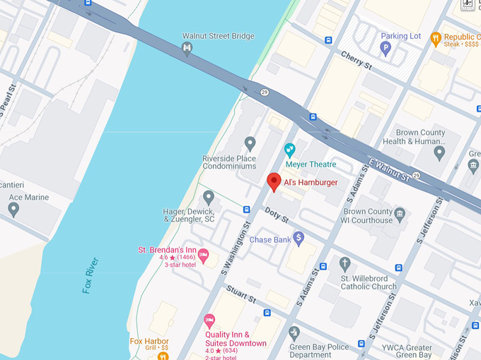 Al's Hamburgers 10 map