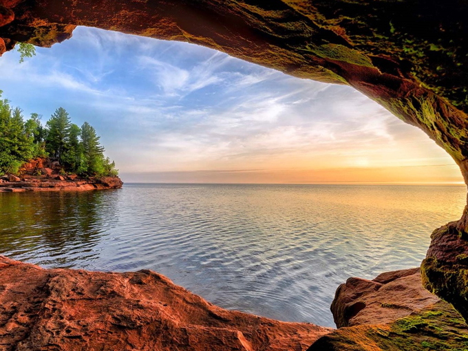 Apostle Islands Sea Cave 8