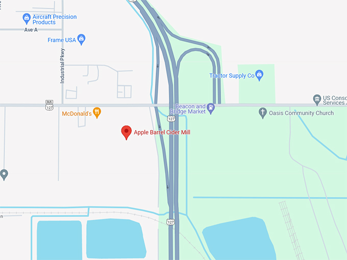 Apple Barrel Cider Mill 10 Map