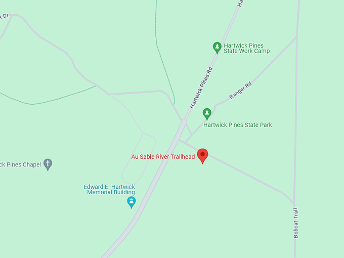AuSable River Trail 10 Map