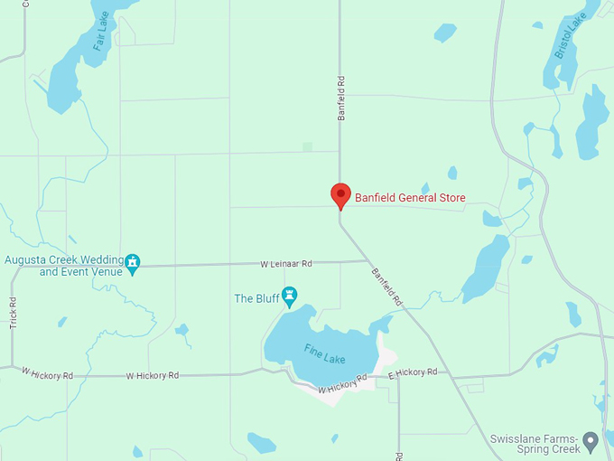 Banfield General Store 10 map
