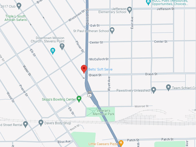 Belts' Soft Serve 10 map