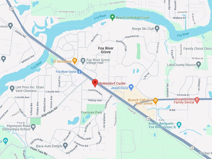 Bettendorf Castle 10 Map.