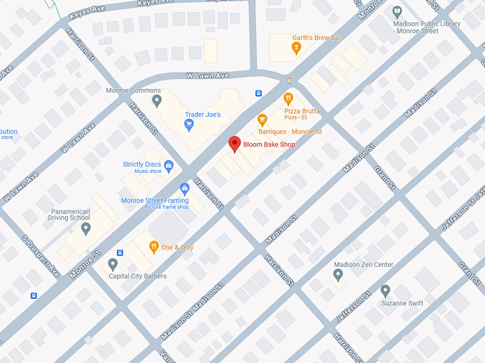 Bloom Bake Shop 10 map