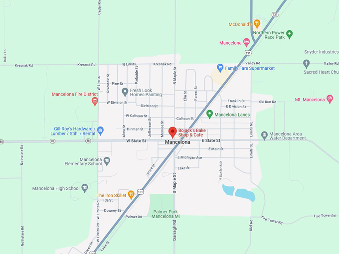 Bojack&rsquo;s Bake Shop & Cafe 10 map