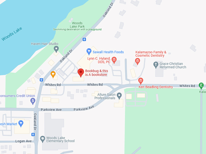 Bookbug & this is a bookstore 10 Map