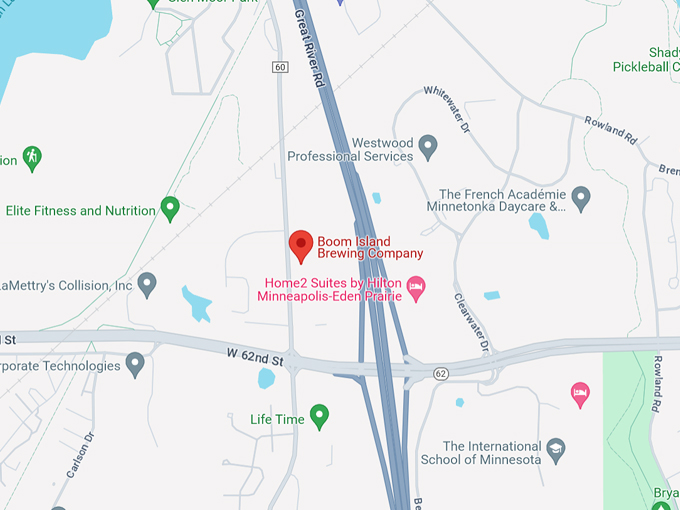 Boom Island Brewing Company 10 Map