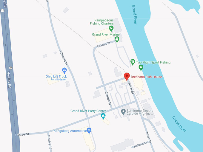 Brennan's Fish House 10 map