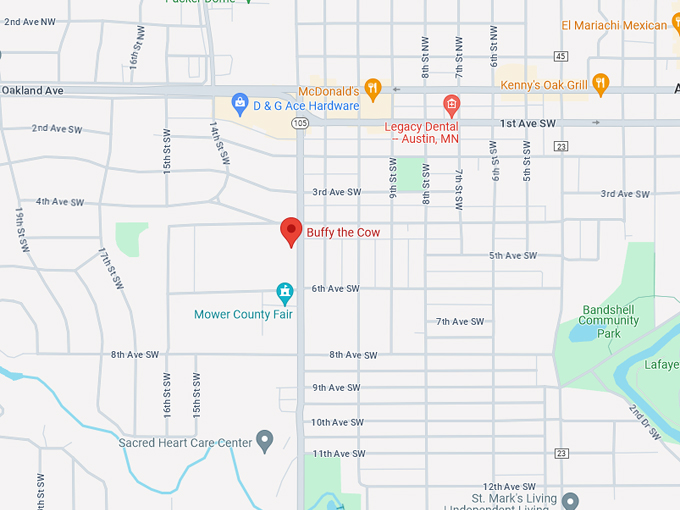 Buffy the Cow 10 Map