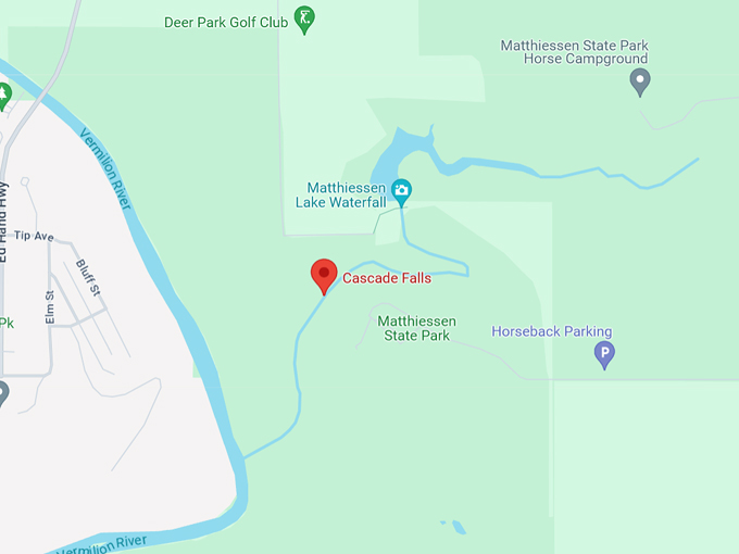 Cascade Falls 10 Map