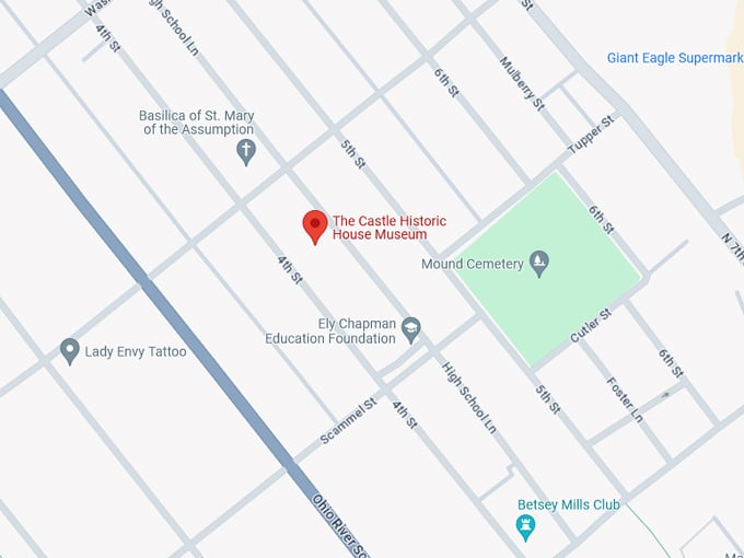 Castle Historic House Museum 10 Map