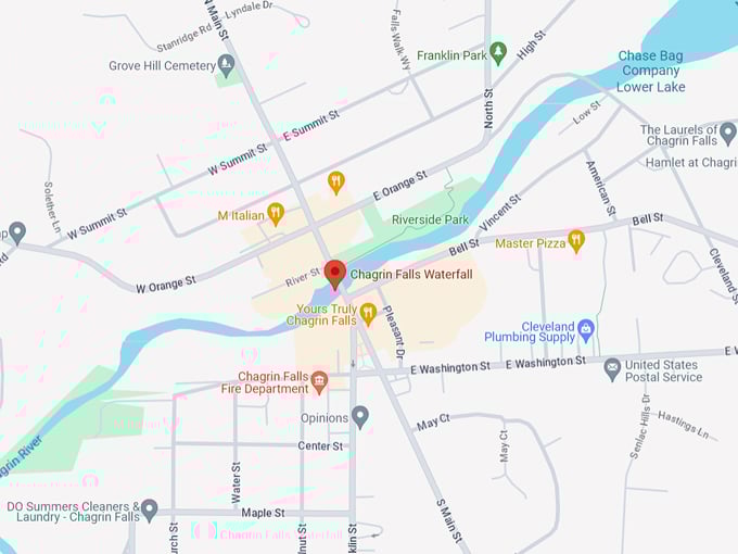 Chagrin Falls 10 Map