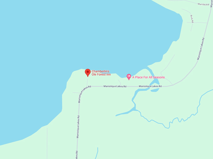 Chamberlin's Ole Forest Inn Map