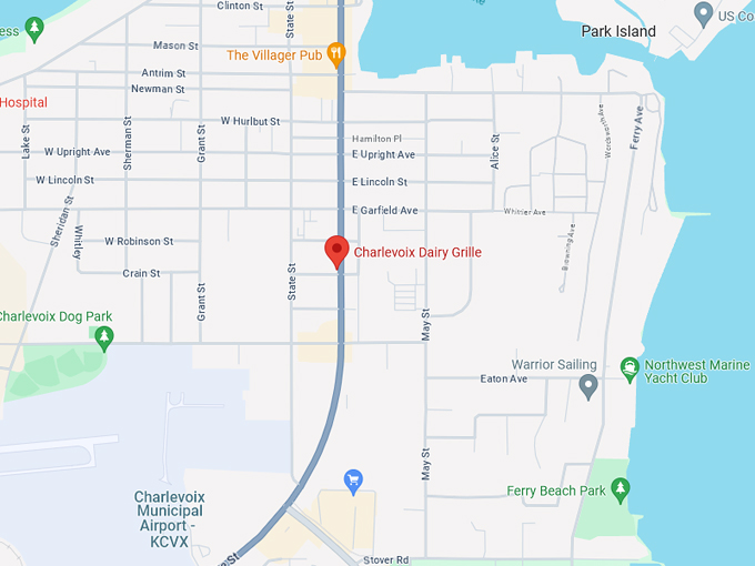 Charlevoix Dairy Grille, LLC Map
