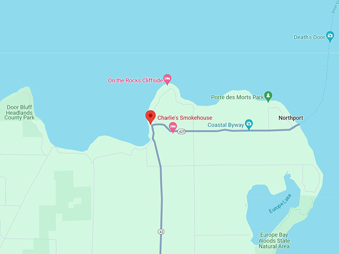Charlie&rsquo;s Smokehouse 10 Map