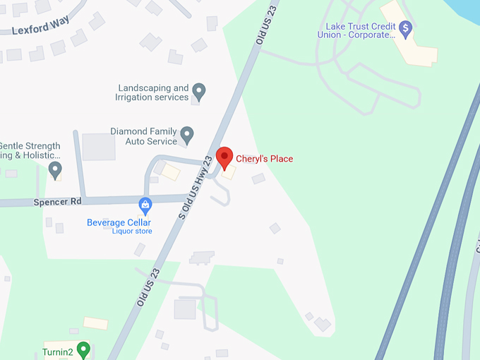 Cheryl's Place 10 Map