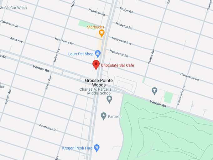 Chocolate Bar Cafe 10 Map