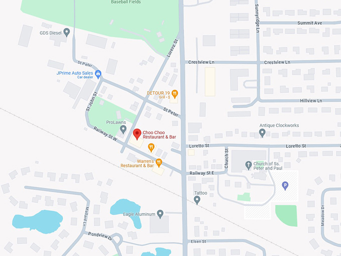 Choo Choo Restaurant & Bar 10 map